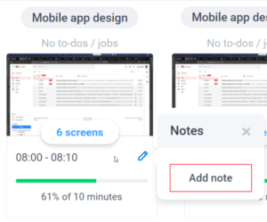 How do I add work notes in Hubstaff Time Tracking?