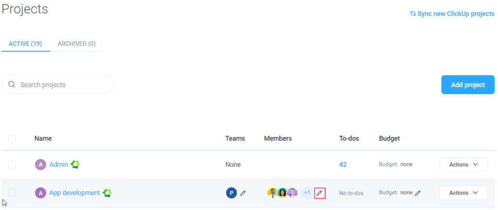 Edit Project Memberships and Roles - Hubstaff Support