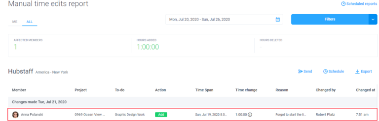 How to Edit Manual Time in Hubstaff Time Tracking