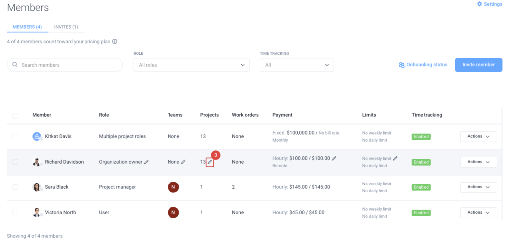 Projects Overview - Hubstaff Support