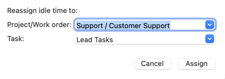 Keep Idle Time Setting in Hubstaff Time Tracking