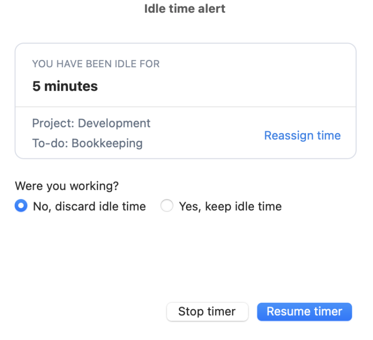 How Does the Inactivity Warning Work in Hubstaff Time Tracking