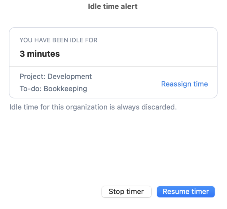 Keep Idle Time Setting in Hubstaff Time Tracking