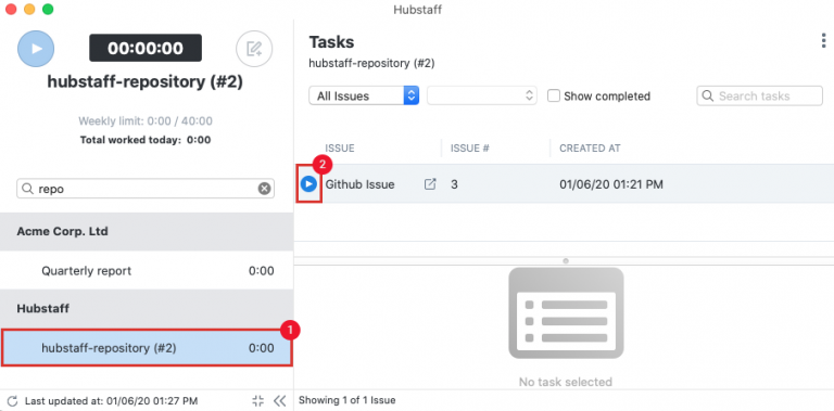 Hubstaff and GitHub Integration Setup