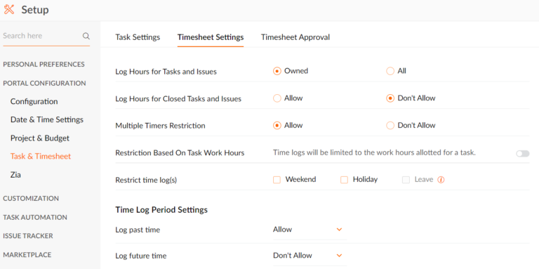 Zoho Projects Time Tracking Integration Setup - Hubstaff Support