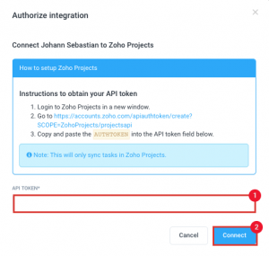 Zoho Projects Time Tracking Integration Setup - Hubstaff Support