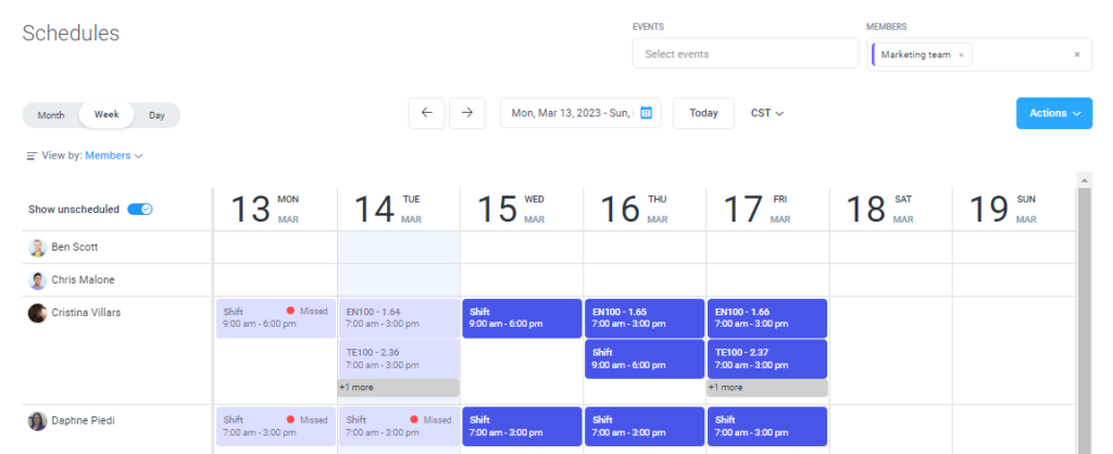 Hubstaff Schedules - Hubstaff Support