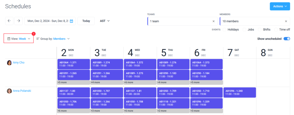 Hubstaff Schedules - Hubstaff Support