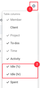 How do I get a report for idle time? - Hubstaff Support