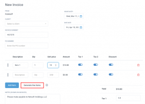 How do I invoice clients?