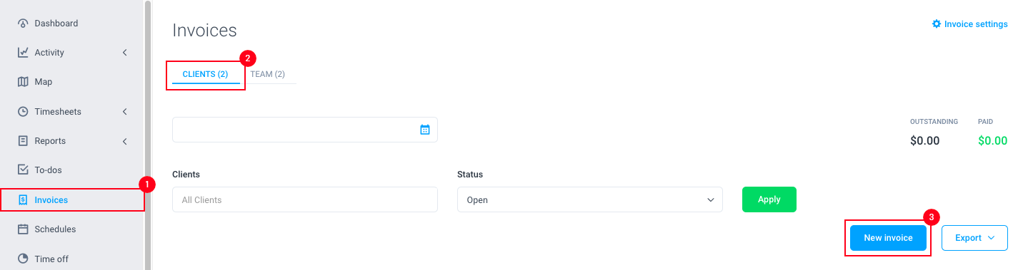 How do I invoice clients?