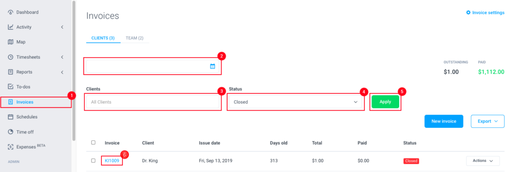 How do I invoice clients?