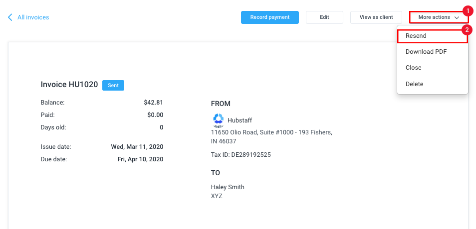 How do I invoice clients?