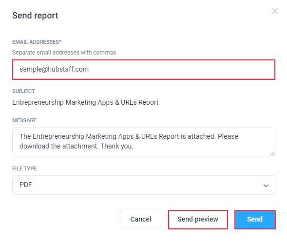App and URL Reports - Hubstaff Support