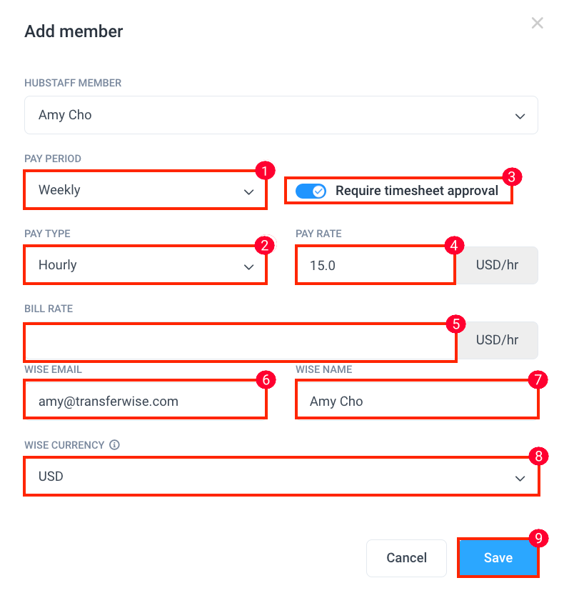Hubstaff Wise Payroll Setup (Formerly TransferWise) - Hubstaff Support