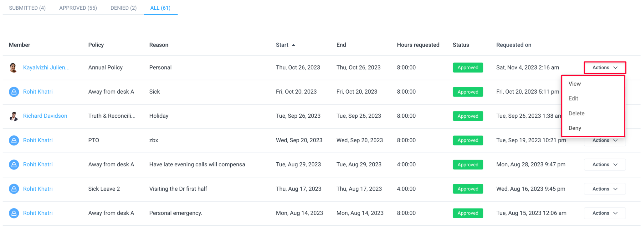 Holidays and Time off Requests - Hubstaff Support