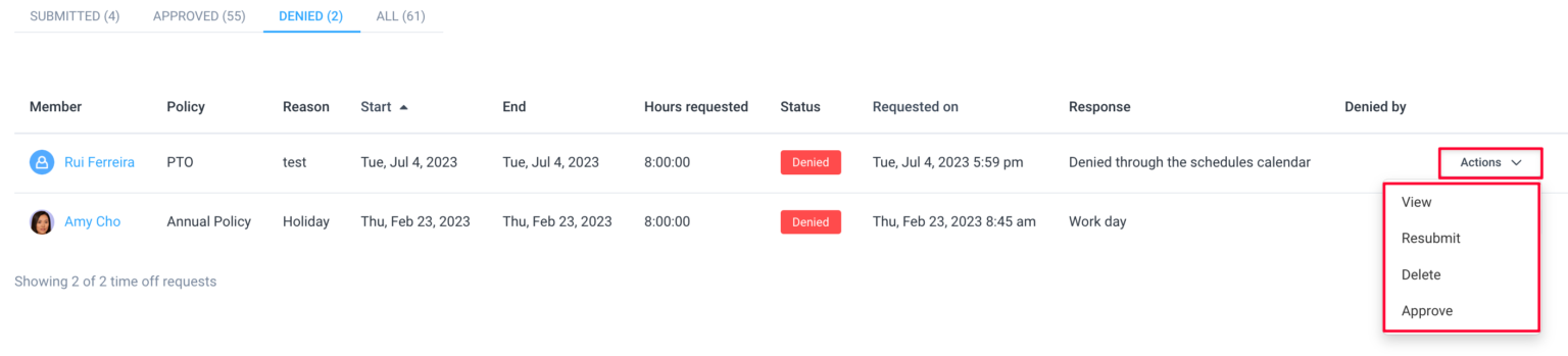 Holidays and Time off Requests - Hubstaff Support