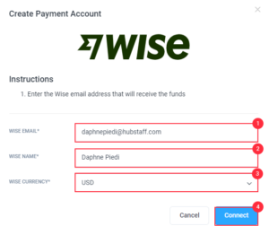 Connect Your Wise User Account - Hubstaff Support