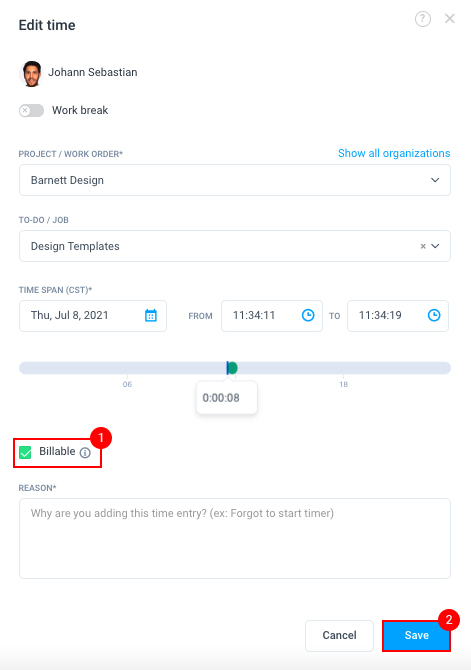Billable and Non-billable hours in Hubstaff Time Tracking
