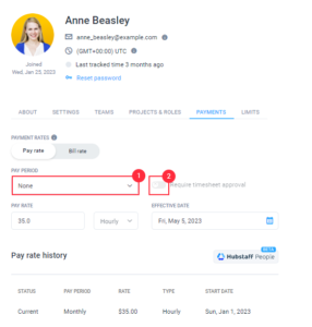 Payroll Overview - Hubstaff Support Payroll Overview