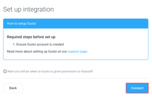 Gusto Payroll Setup - Hubstaff Support