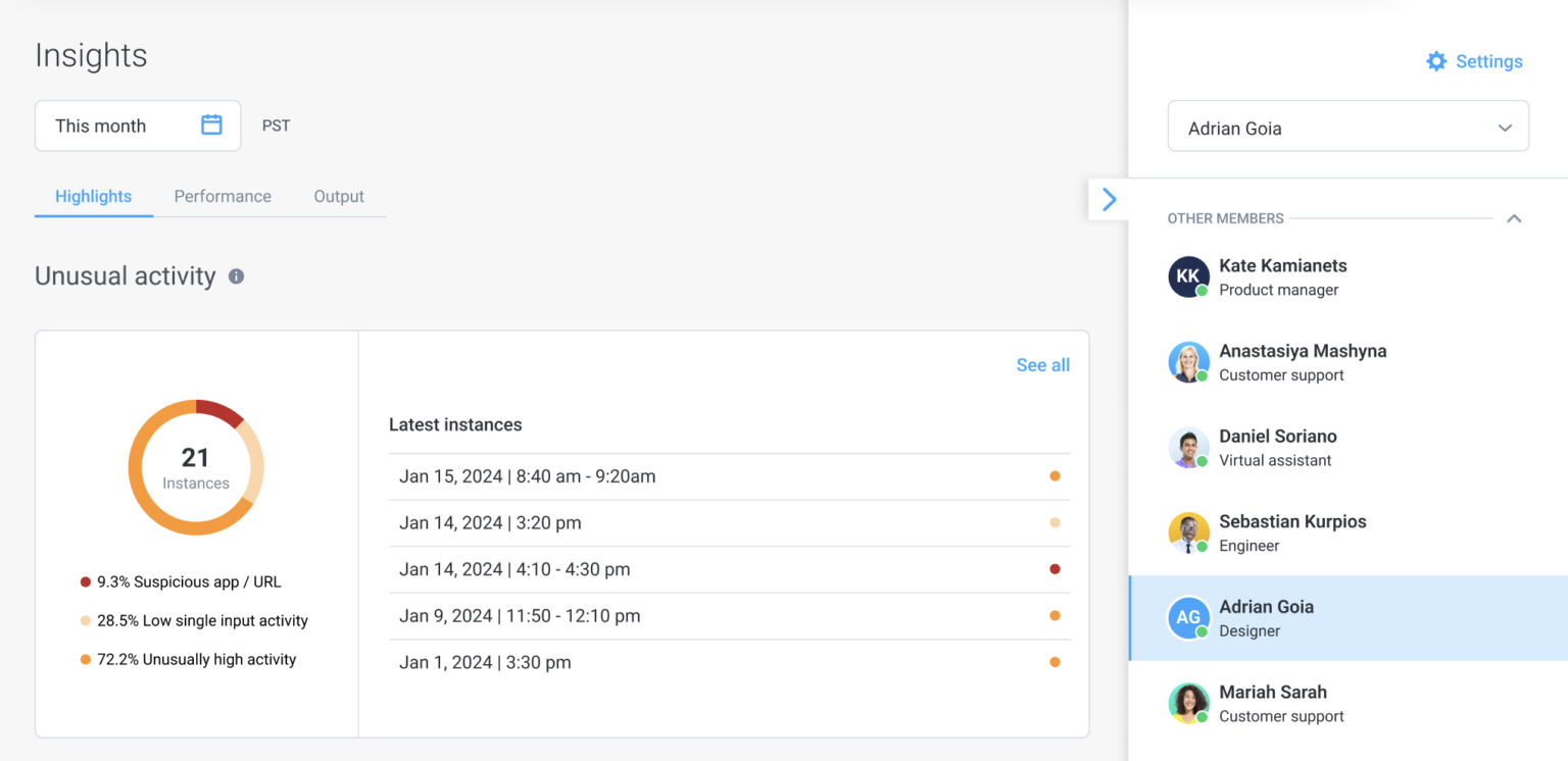 Hubstaff Insights Add-on - Hubstaff Support