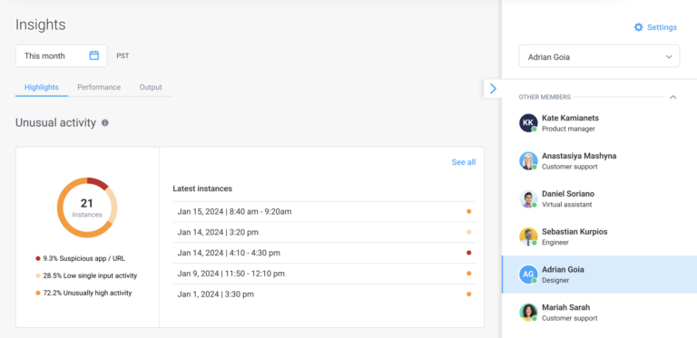 Hubstaff Insights Add-on - Hubstaff Support
