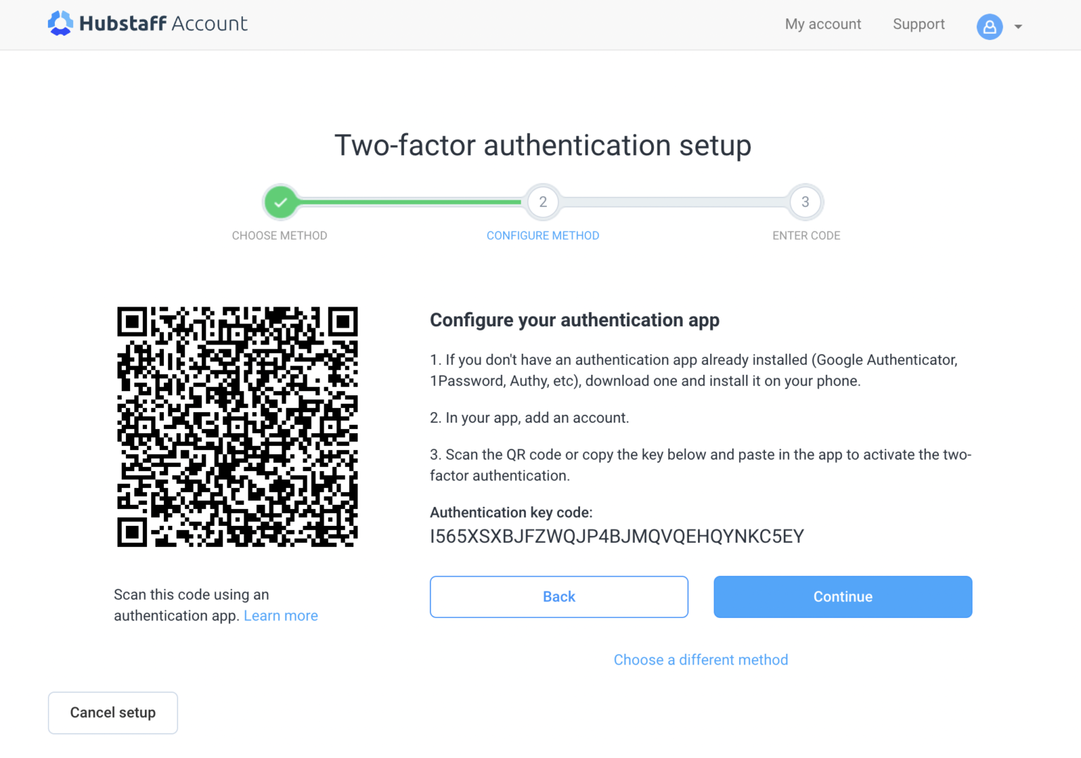 Two-factor authentication (2FA) - Hubstaff Support