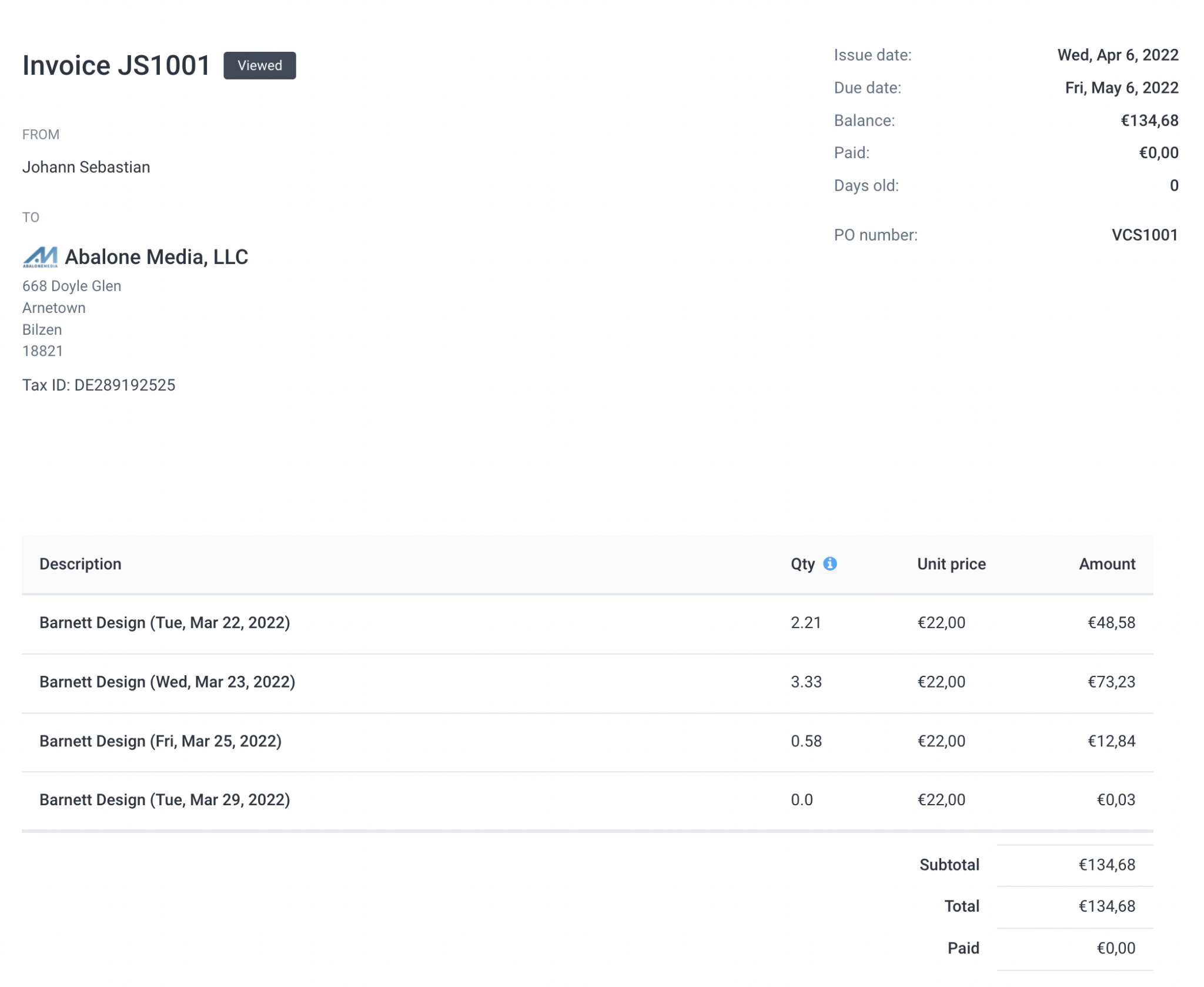 Team Invoices - Hubstaff Support