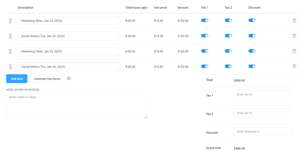 Team Invoices - Hubstaff Support