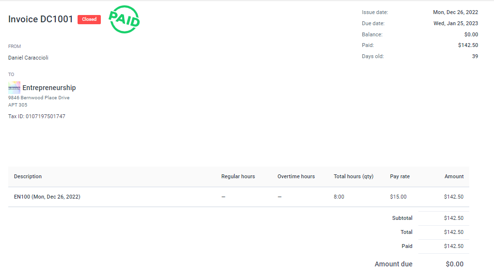 Team Invoices - Hubstaff Support