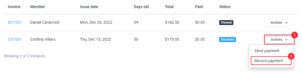 Team Invoices - Hubstaff Support