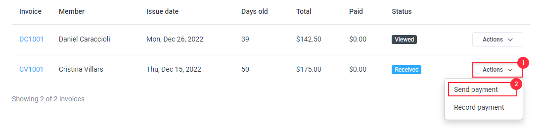 Team Invoices - Hubstaff Support