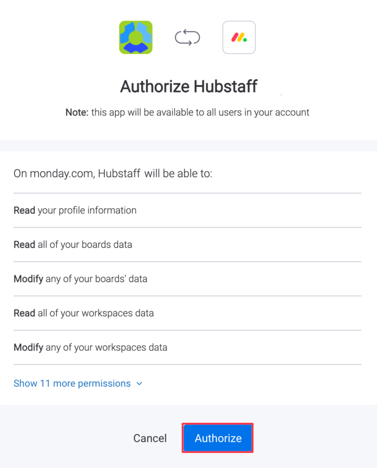 Monday Time Tracking Integration Setup - Hubstaff Support