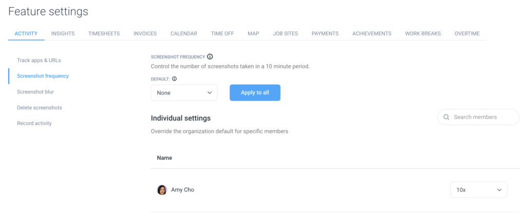 More Screenshots Add-on - Hubstaff Support