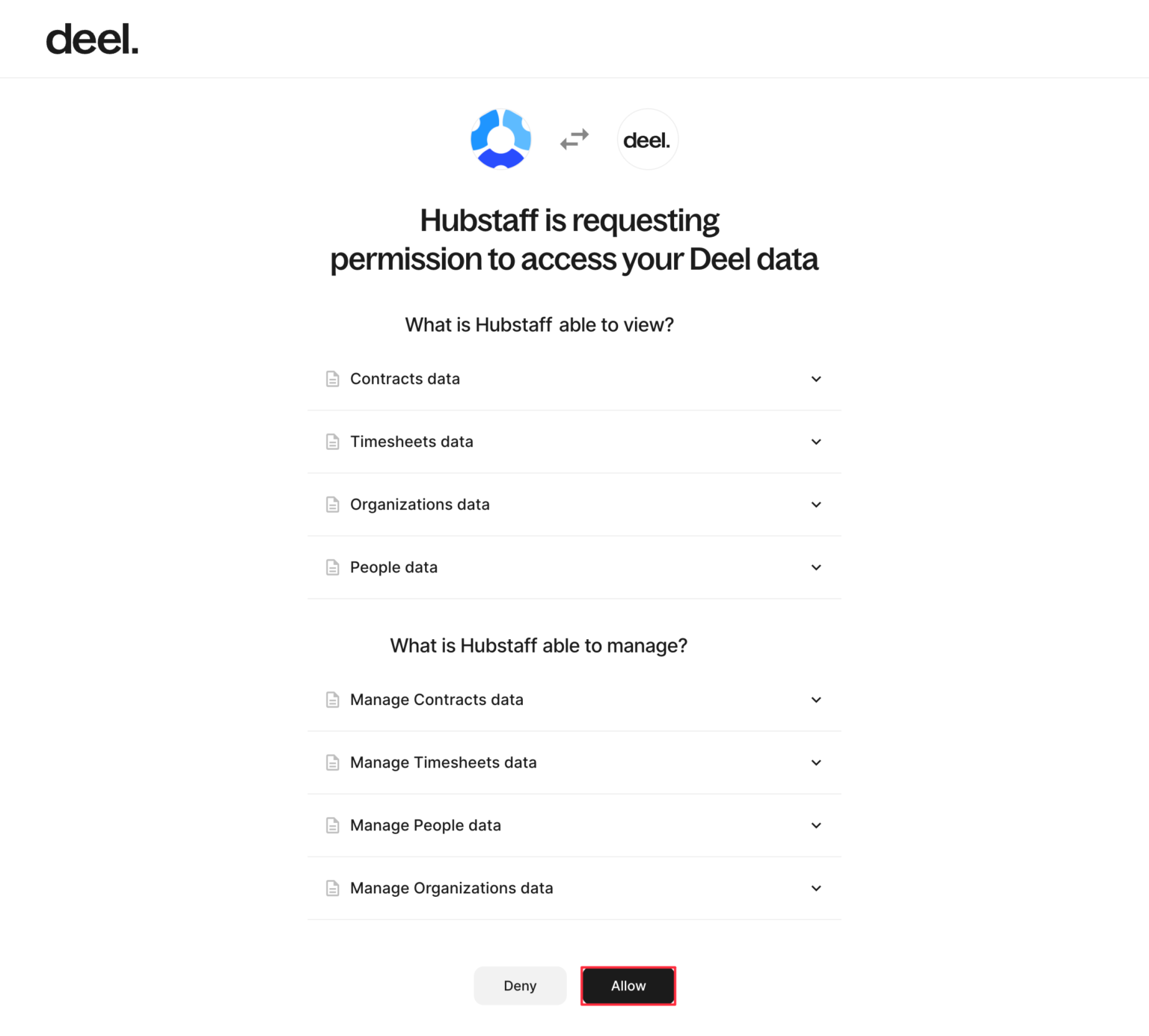 Deel Payroll Setup - Hubstaff Support