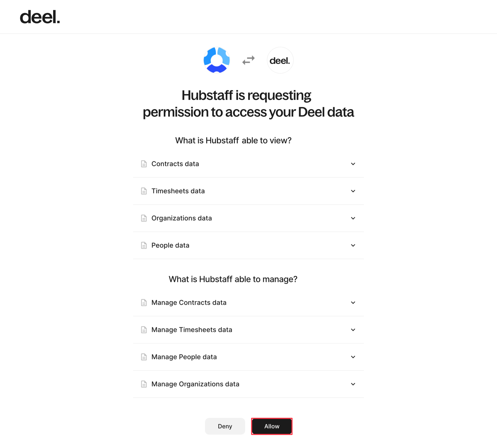 Deel Payroll Setup - Hubstaff Support