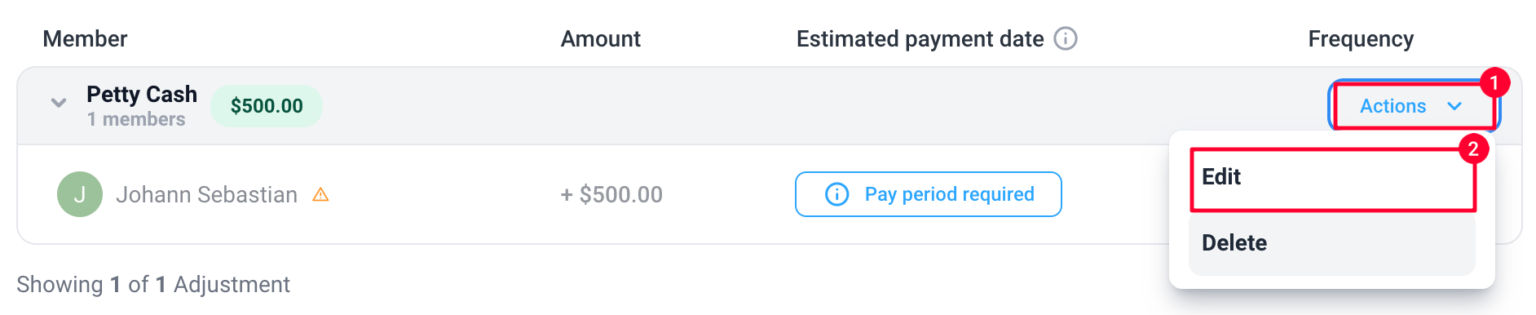 Payroll adjustments - Hubstaff Support