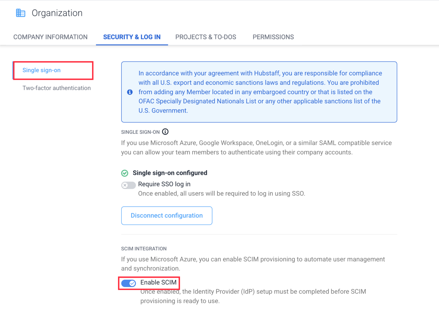 How to configure System for Cross-domain Identity Management (SCIM) integration - Hubstaff Support